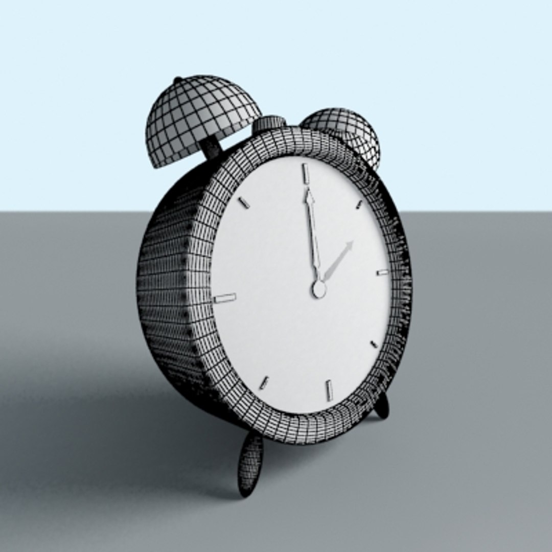 3d Cartoon Clock Model