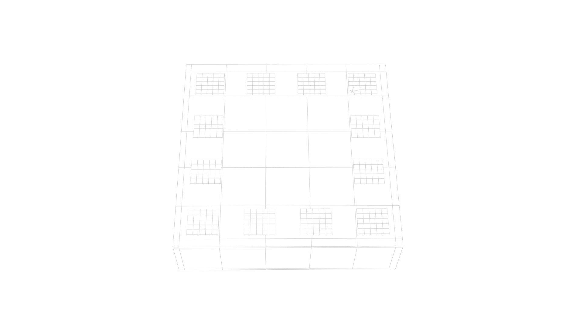 3D LGA-12 Chip Model - TurboSquid 2240634