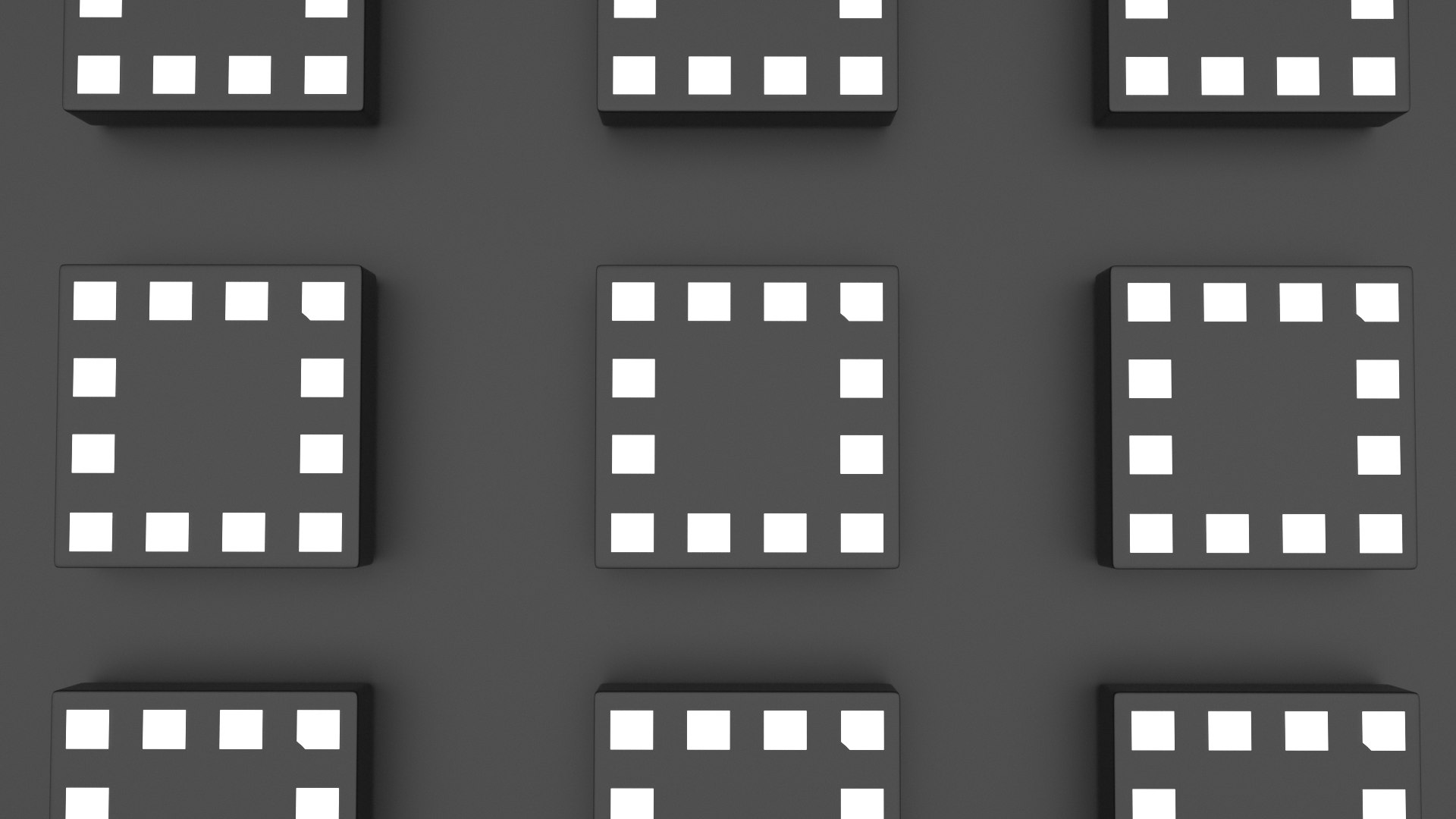 3D LGA-12 Chip Model - TurboSquid 2240634