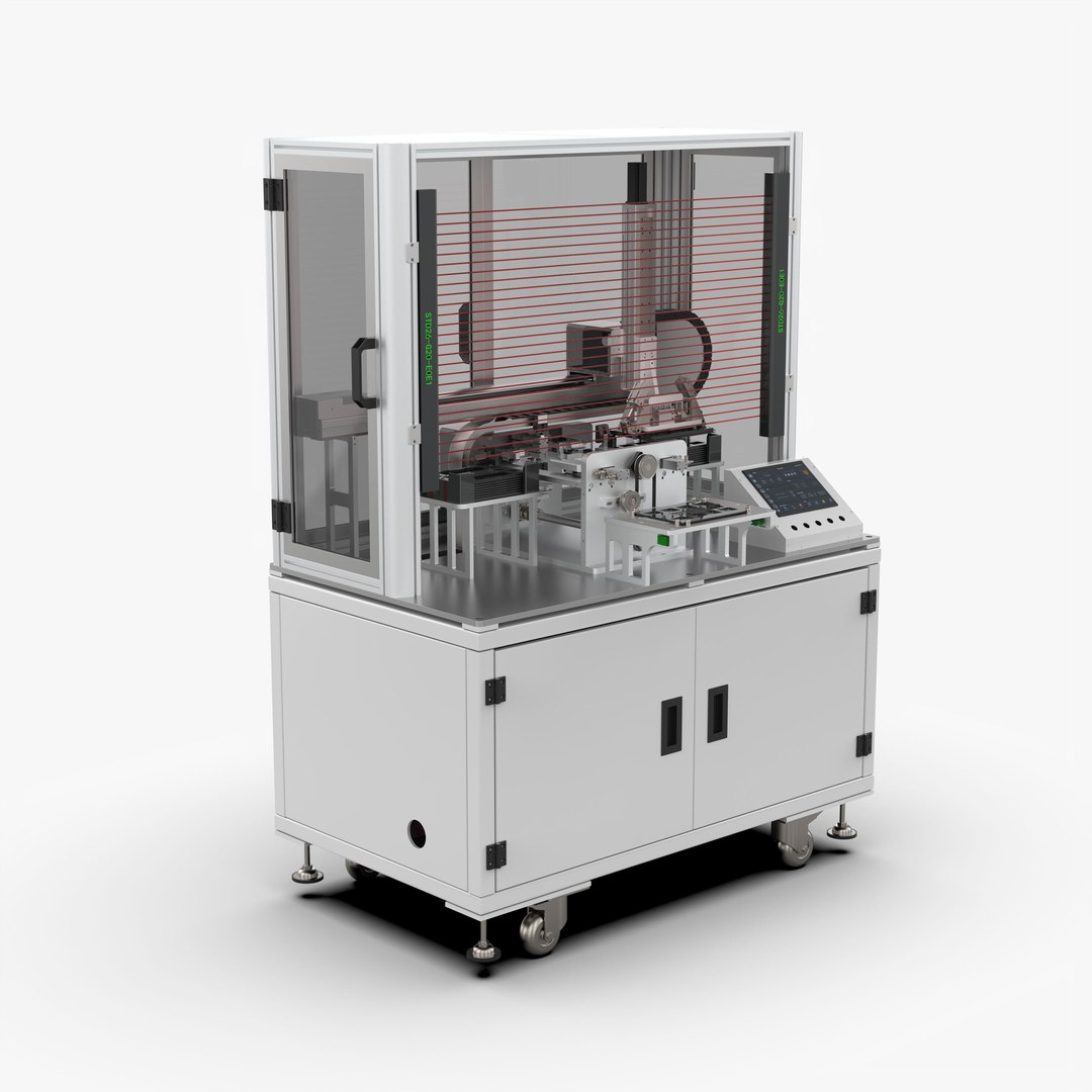 Semi Automatic Turning Machine 3D model - TurboSquid 2011259