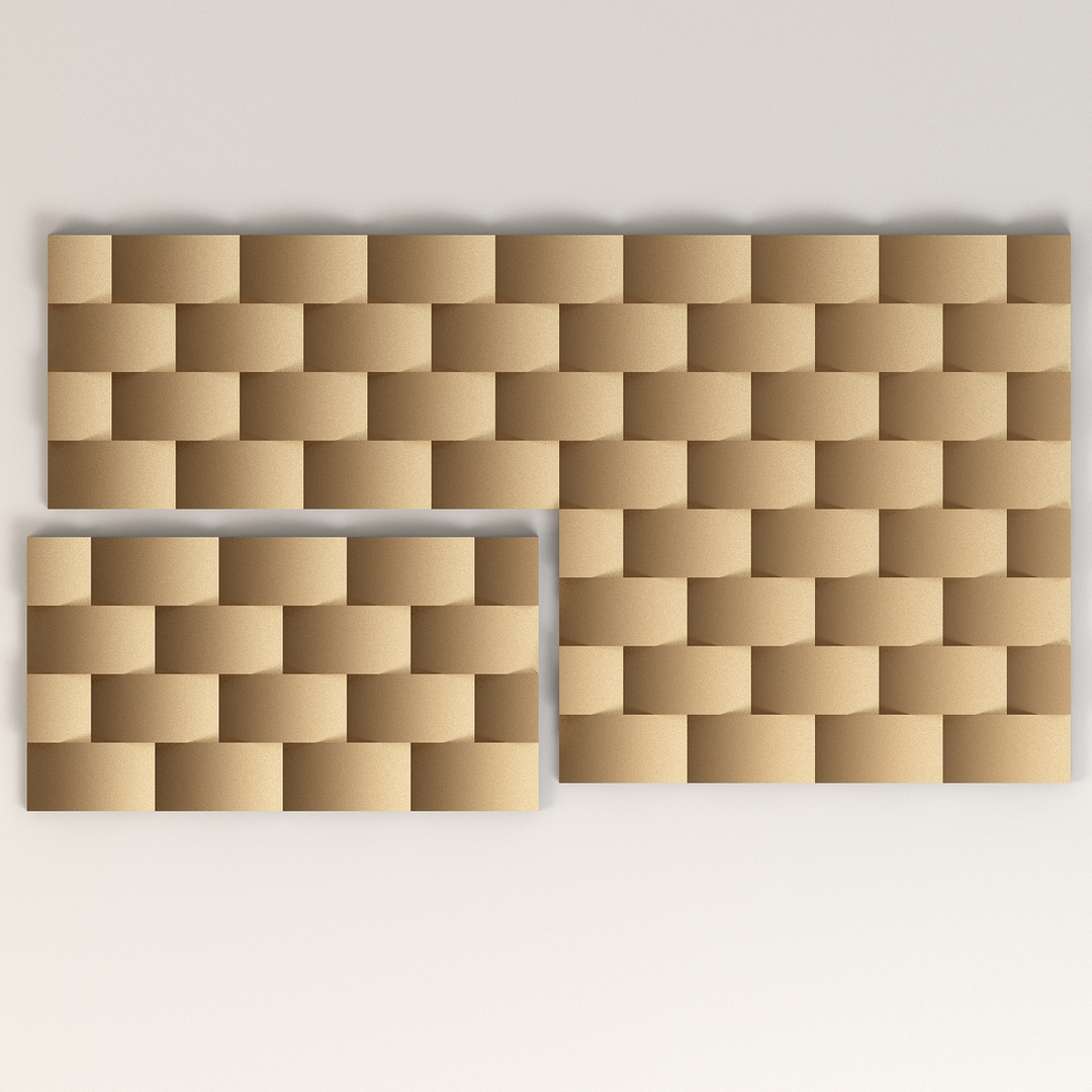 free wall panel 3d model