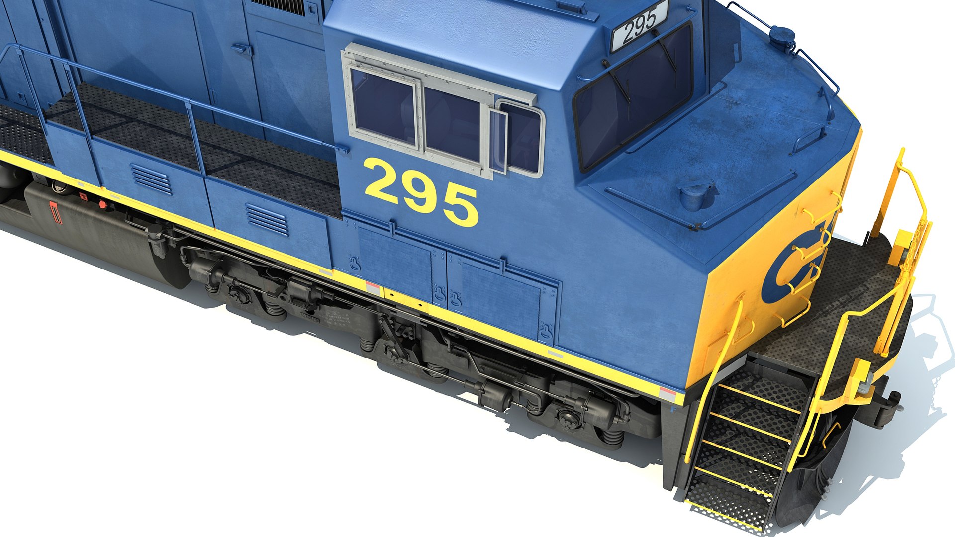 3D csx locomotive - TurboSquid 1634233