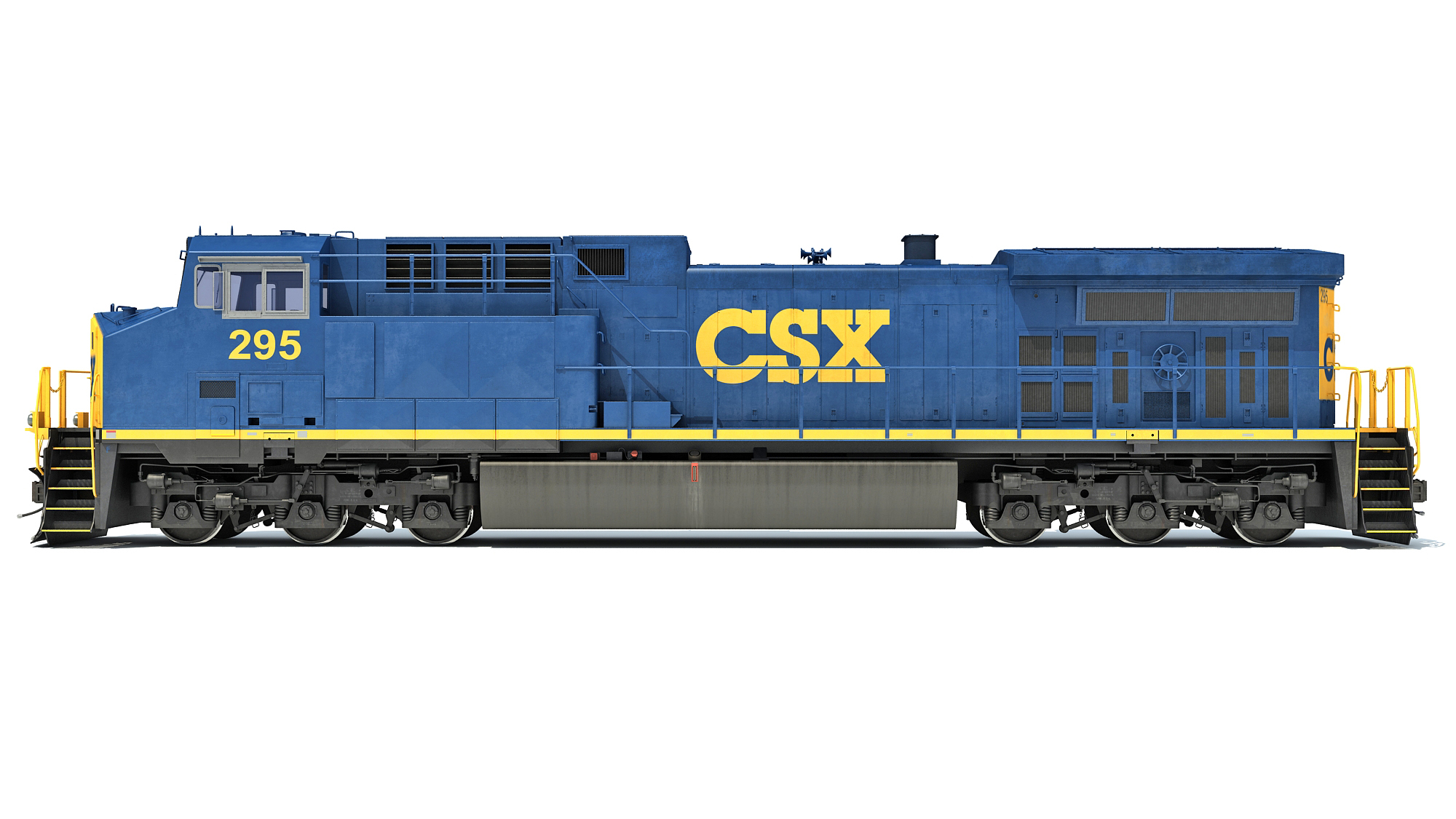 modelo 3d Locomotora eléctrica diésel CSX - TurboSquid 1634233