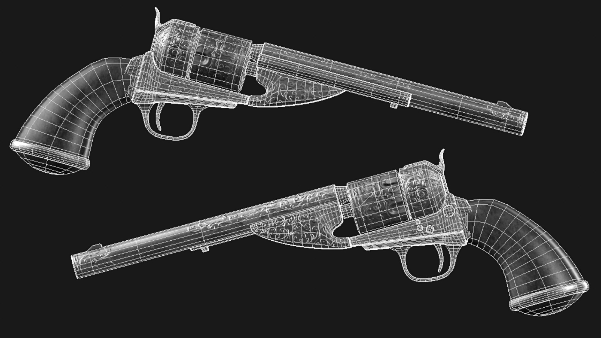 Revolvers Pack 3D Model - TurboSquid 1939285