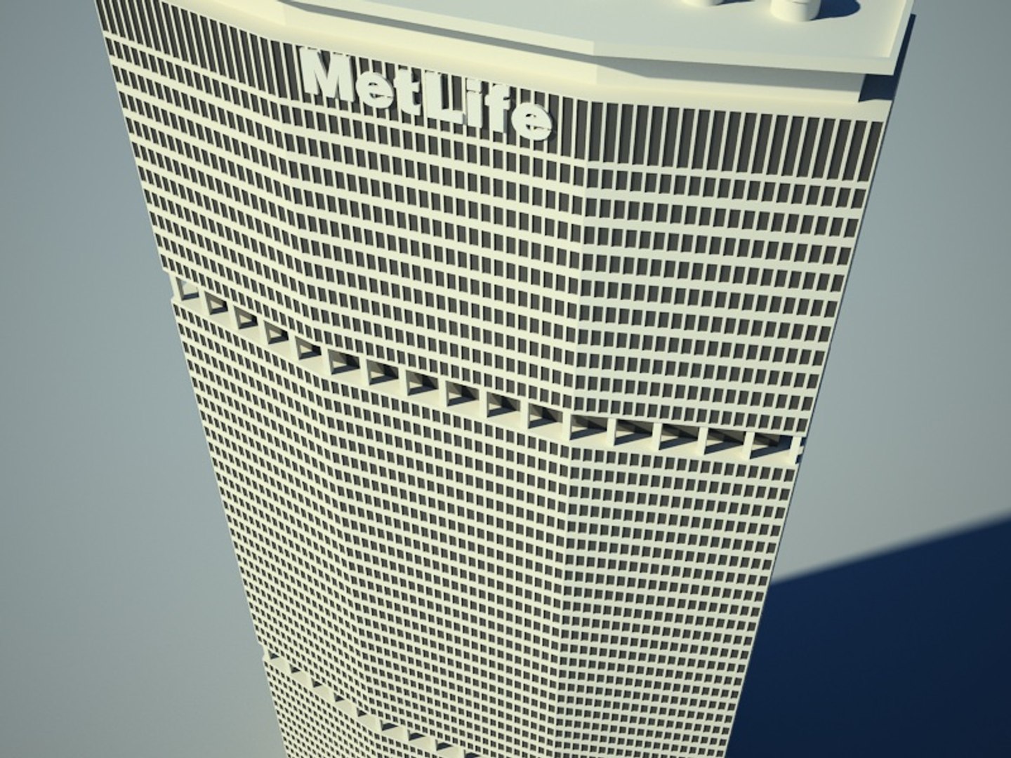 Metlife Building Skyscrapers 3d Max