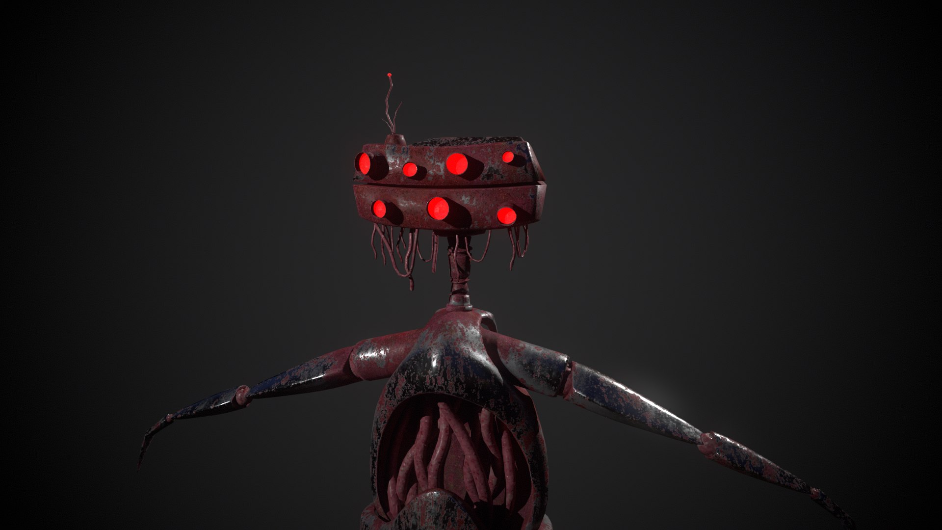 3D Robot Killer Horror Model - TurboSquid 2269601
