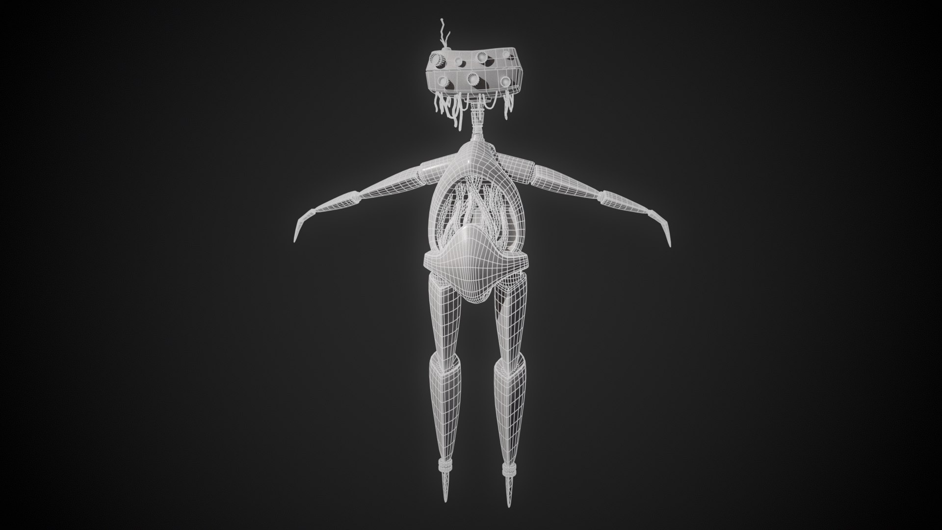 3D Robot Killer Horror Model - TurboSquid 2269601