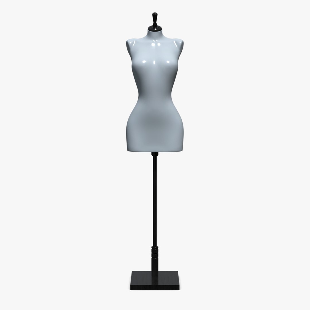 Mannequin Female Torso V1b 3D Model - TurboSquid 2024458