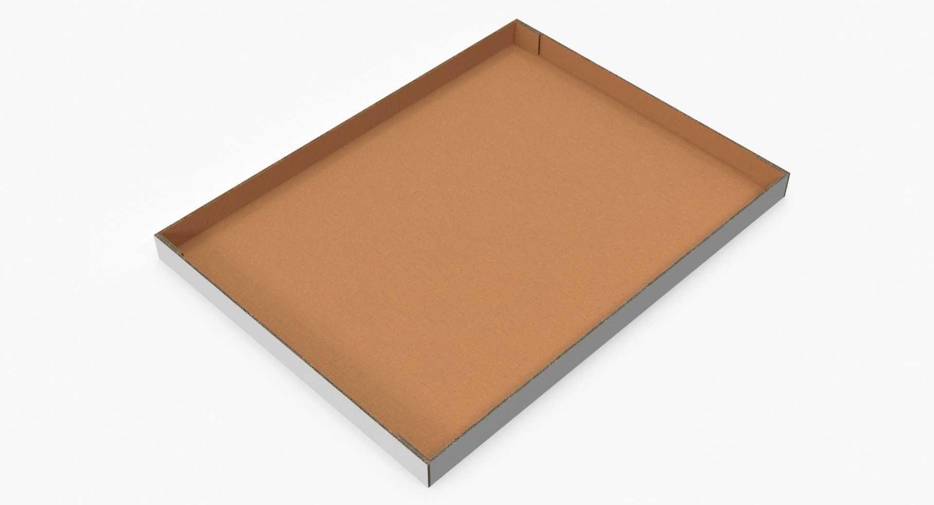 Realistic Cardboard Box Base 3D Model - TurboSquid 1214578