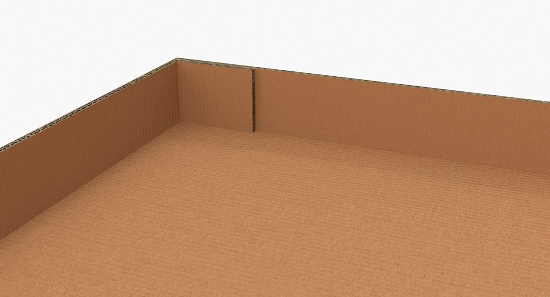Realistic Cardboard Box Base 3D Model - TurboSquid 1214578