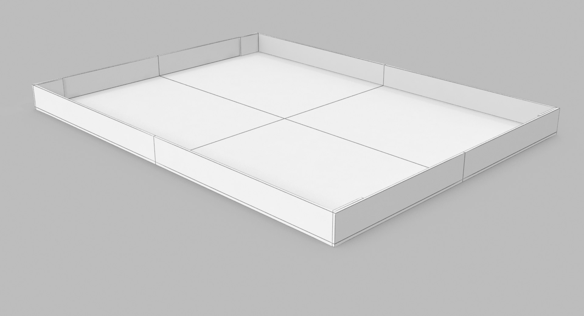 Realistic Cardboard Box Base 3D Model - TurboSquid 1214578