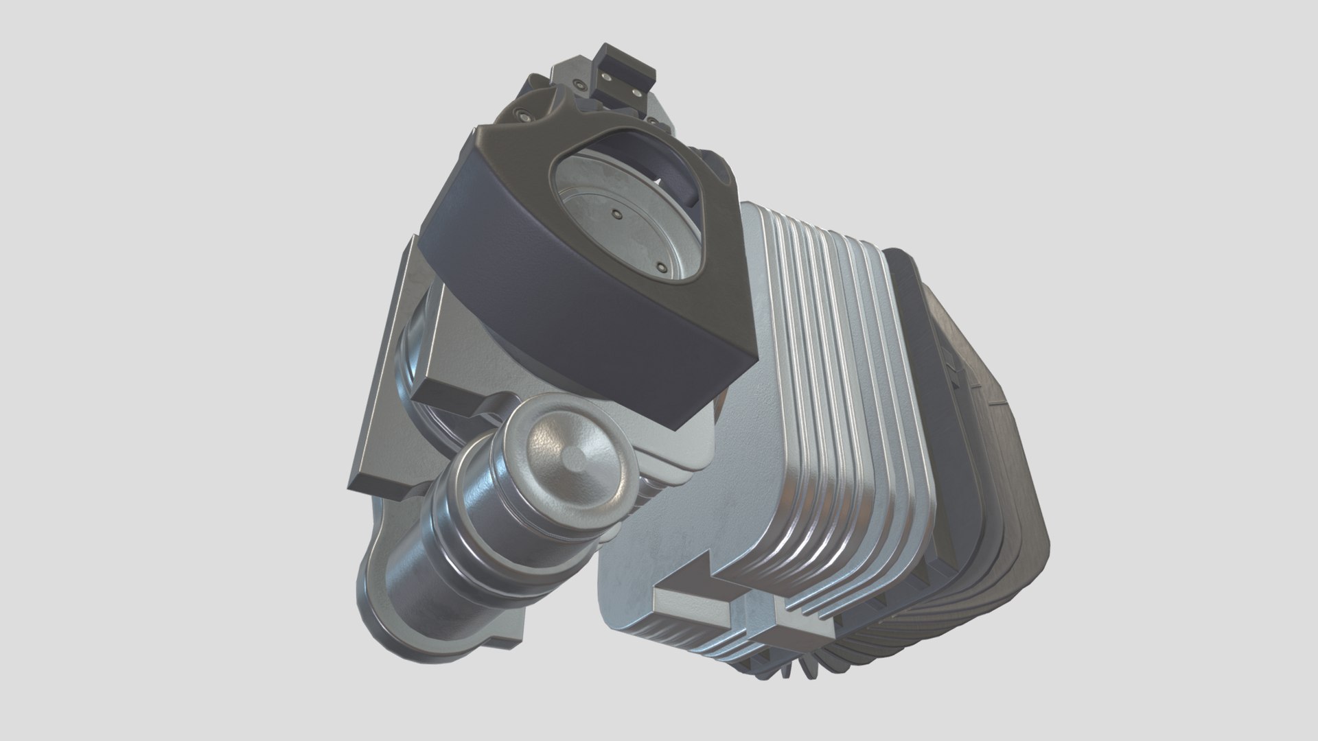 3D Generic Motorsport Engine Low Poly PBR Model - TurboSquid 1935419