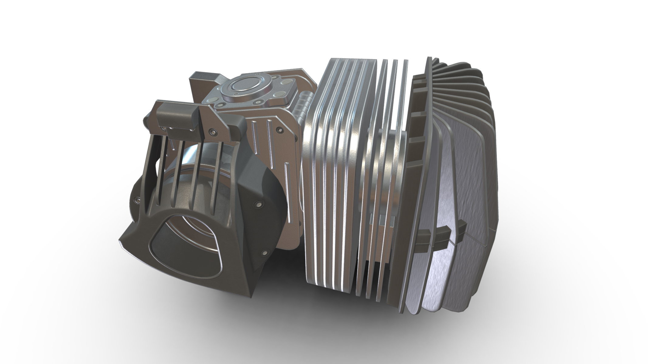 Motor genérico de automobilismo Low Poly PBR Modelo 3D - TurboSquid 1935419