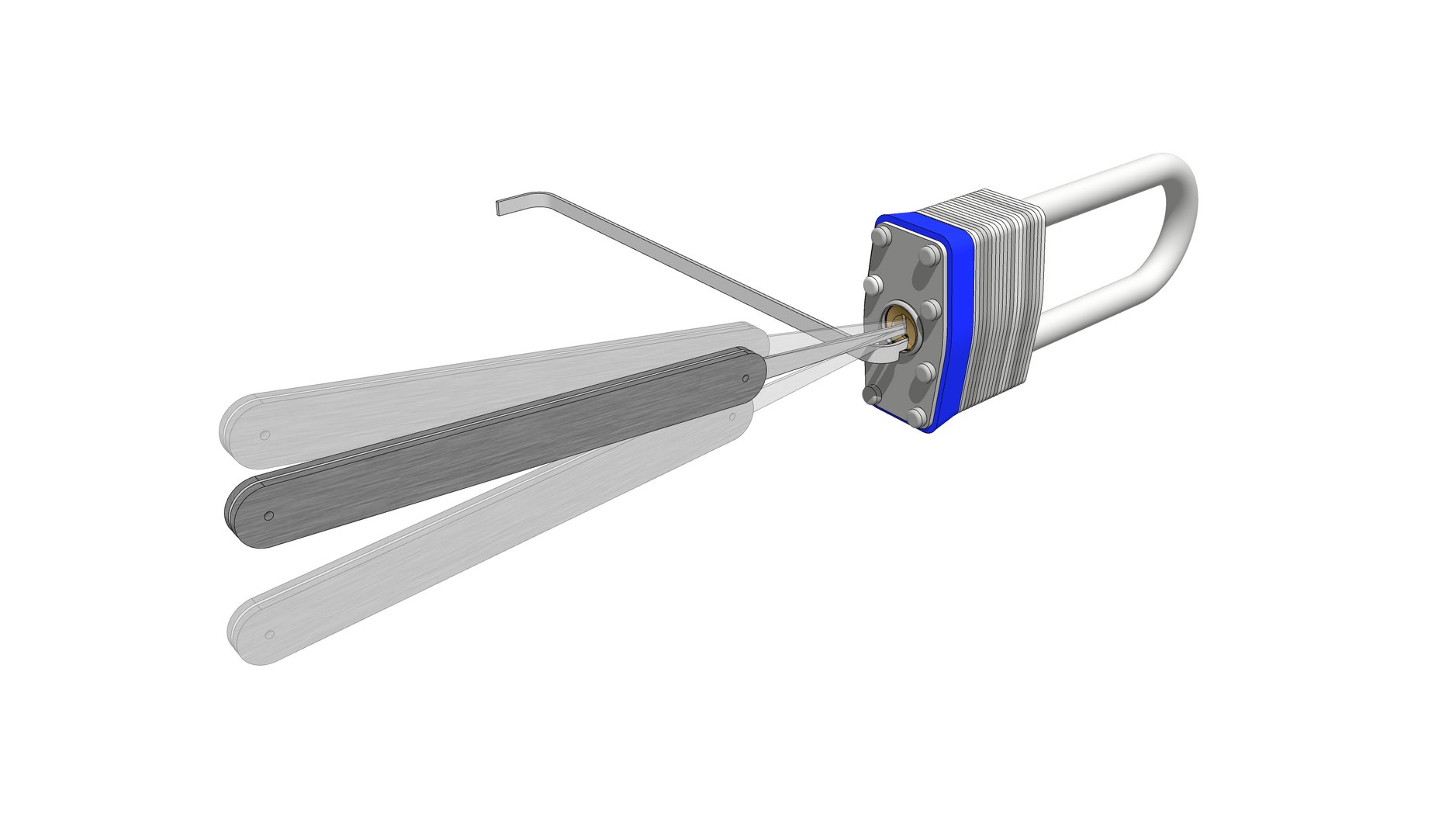 Lock PicksTools 3D Model - TurboSquid 2158995