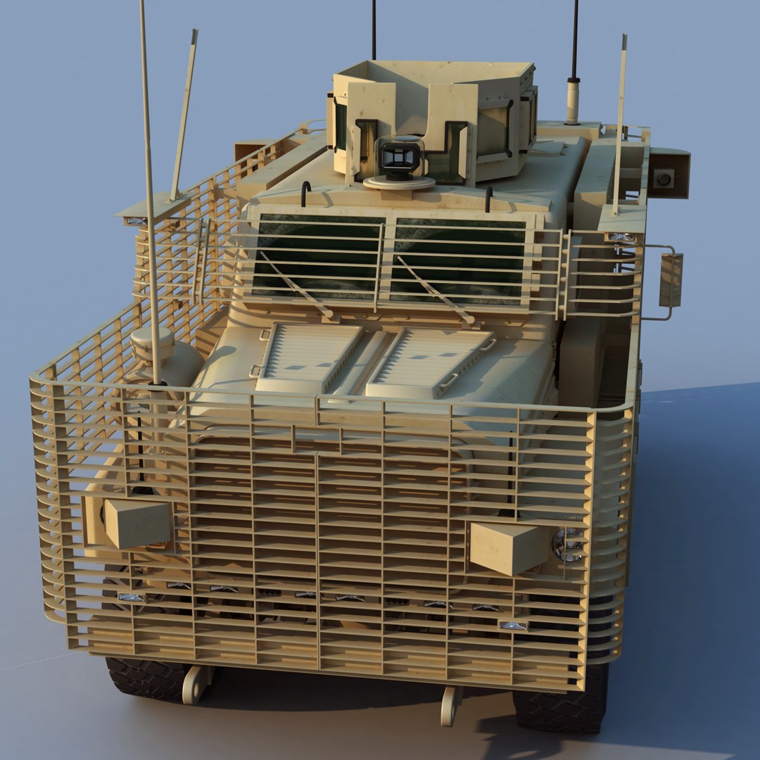 3d Model Of Uk Ridgeback Resistant Vehicle