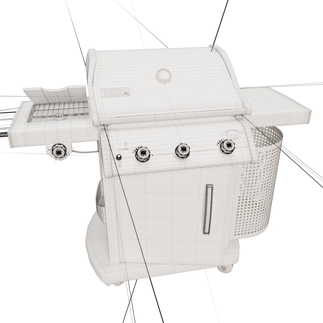 3D Barbeque Grill - TurboSquid 1436414