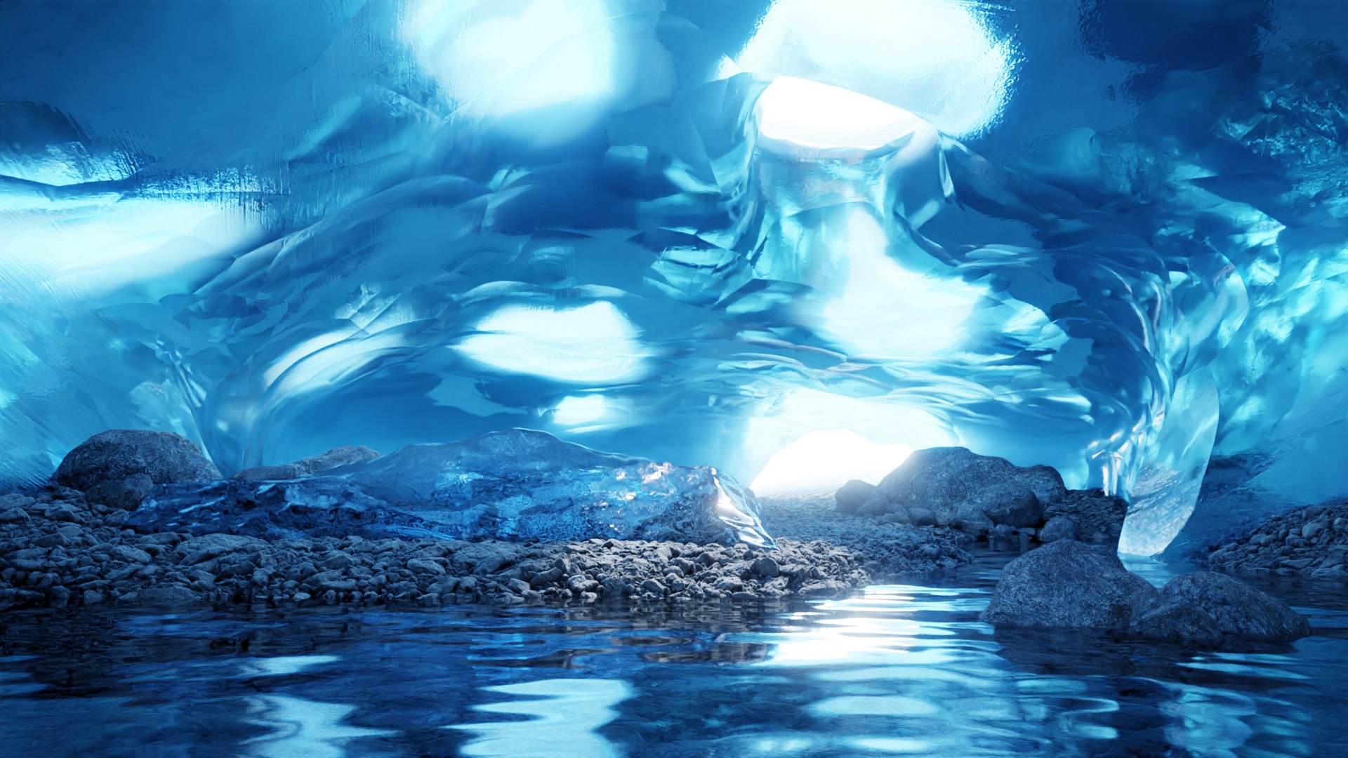 Ice Cave 3D - TurboSquid 1601548