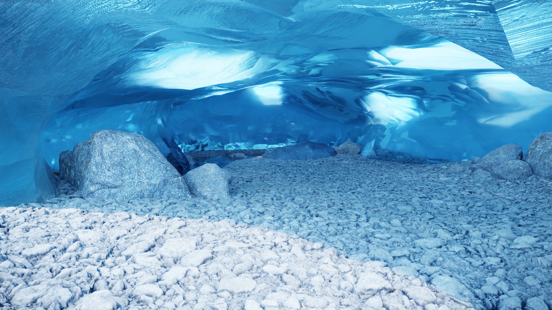 Ice Cave 3D - TurboSquid 1601548