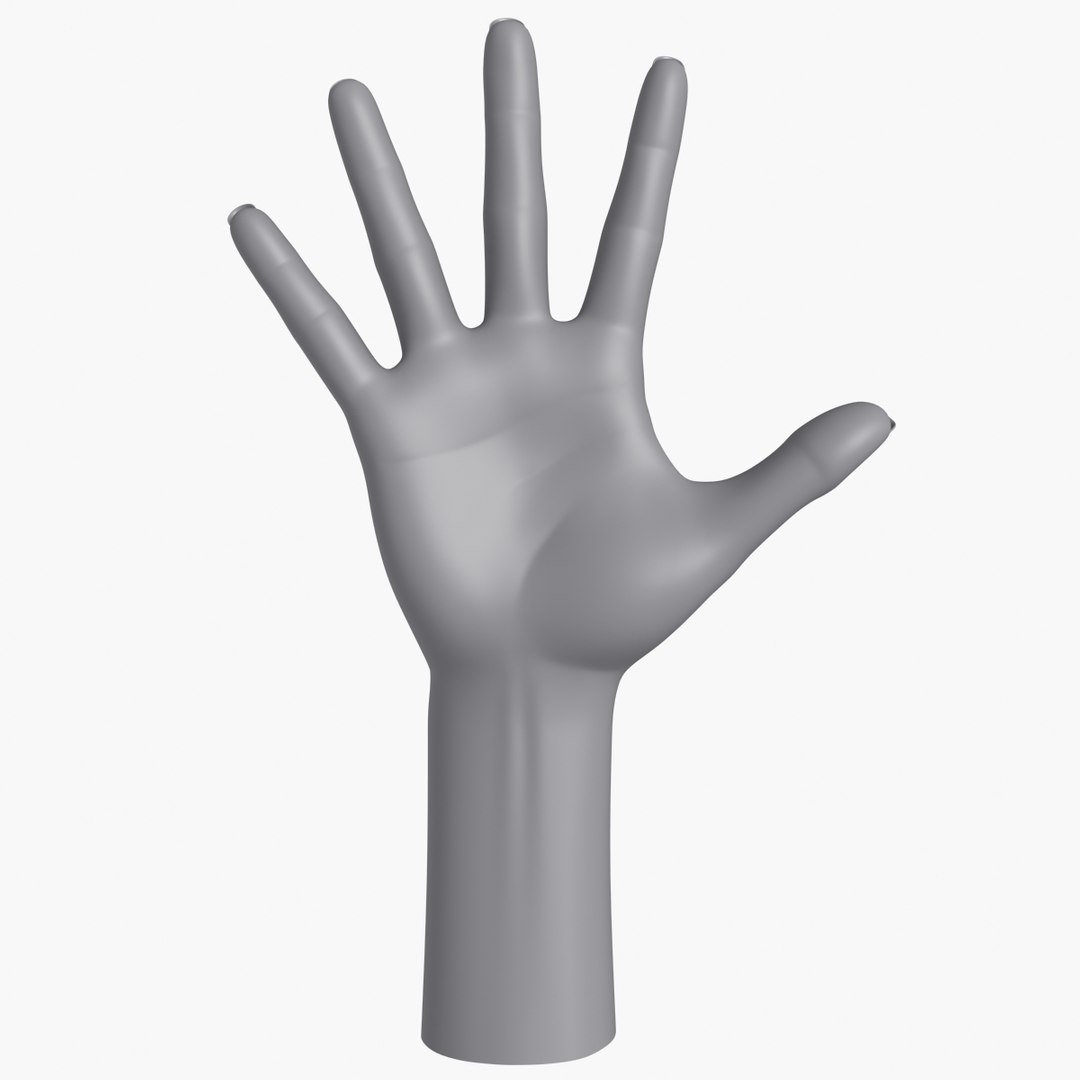 Realistic Female Hand 3d Max