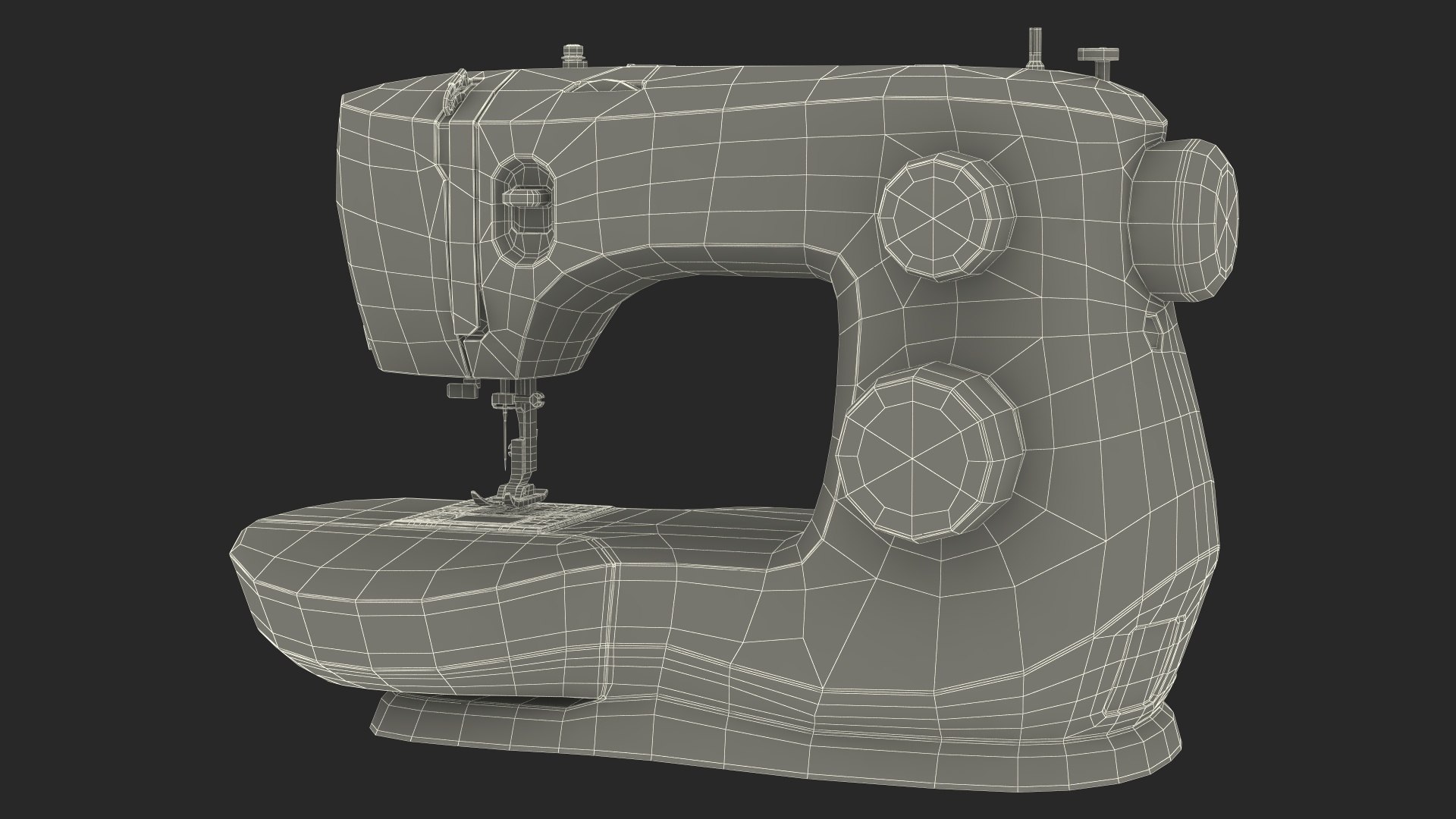 Mechanical Sewing Machine 3D Model - TurboSquid 2056038