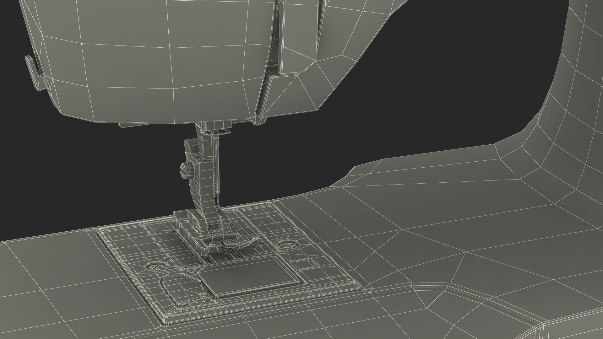 Mechanical Sewing Machine 3D Model - TurboSquid 2056038