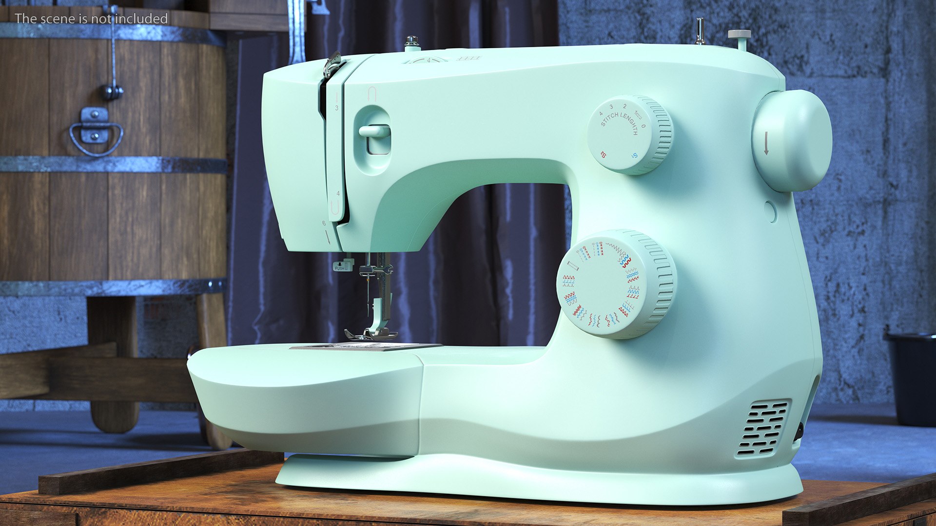 Mechanical Sewing Machine 3D model - TurboSquid 2056038