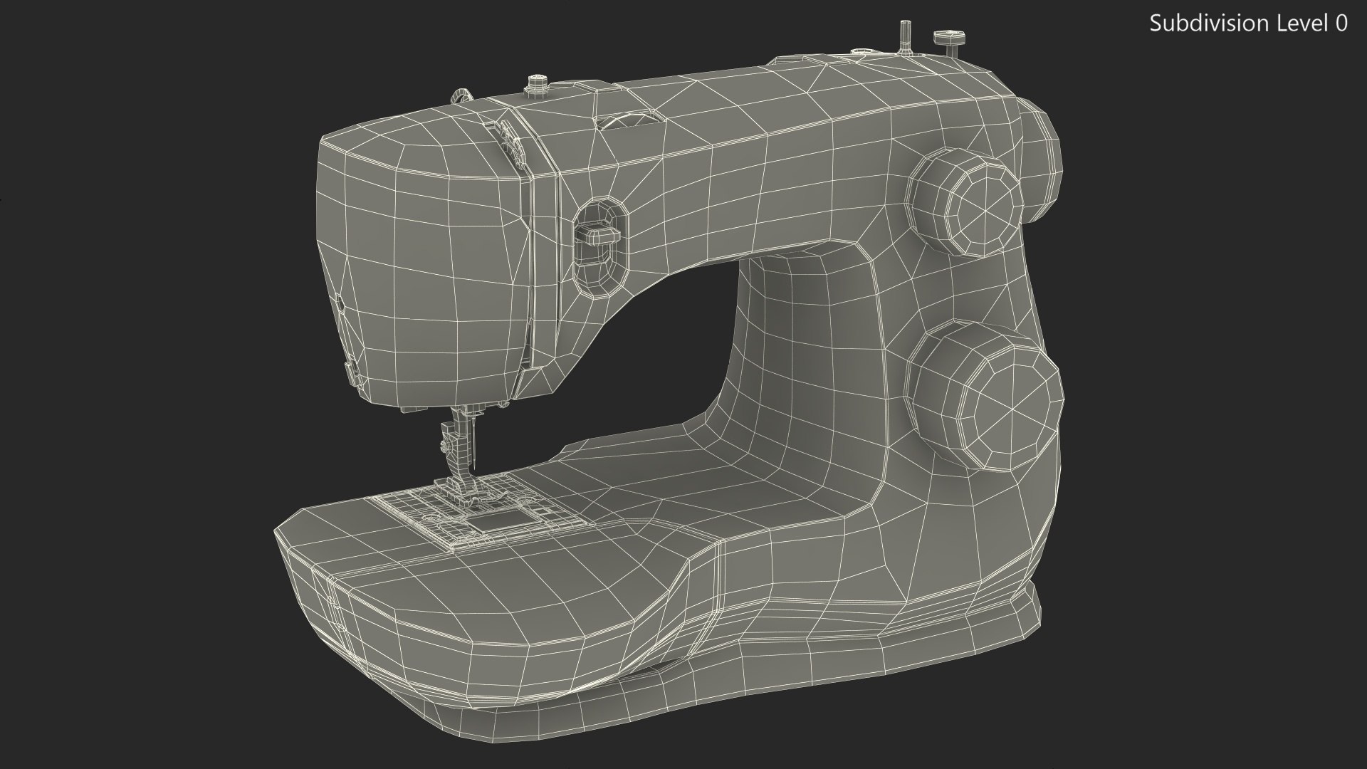 Mechanical Sewing Machine 3D model - TurboSquid 2056038