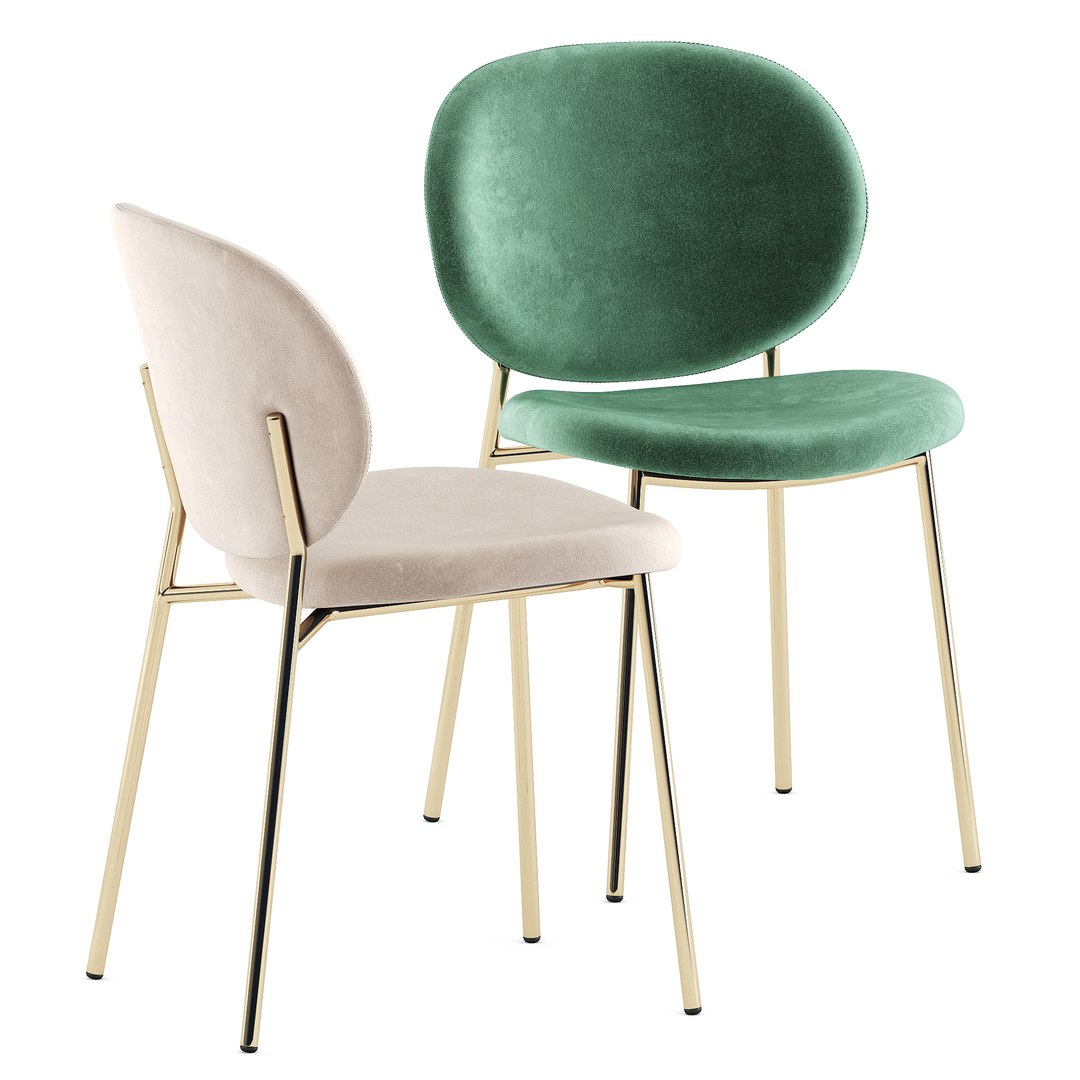 3D Ines Chairs And Inox 4412 - TurboSquid 1997368