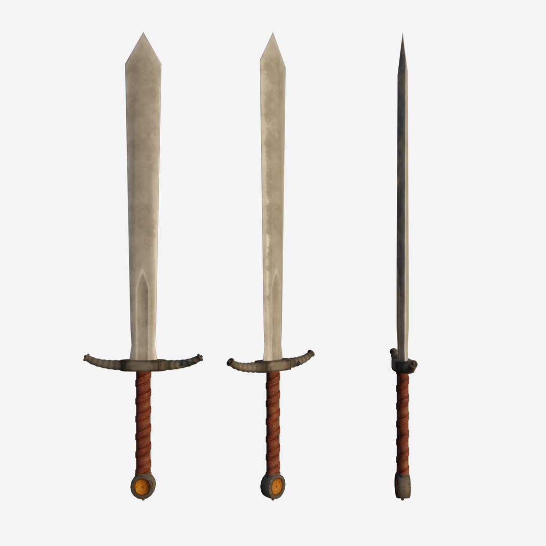 Semi Realistic Sword 3D - TurboSquid 2277994
