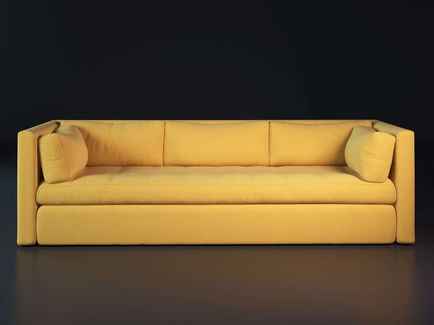 Hackney 3-seater Sofa 3D Model - TurboSquid 1388861