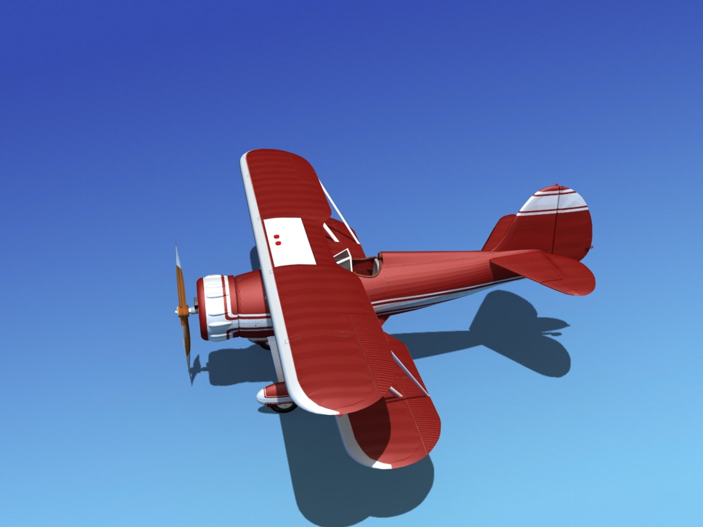 Waco Ymf-5 Ymf 3d Model