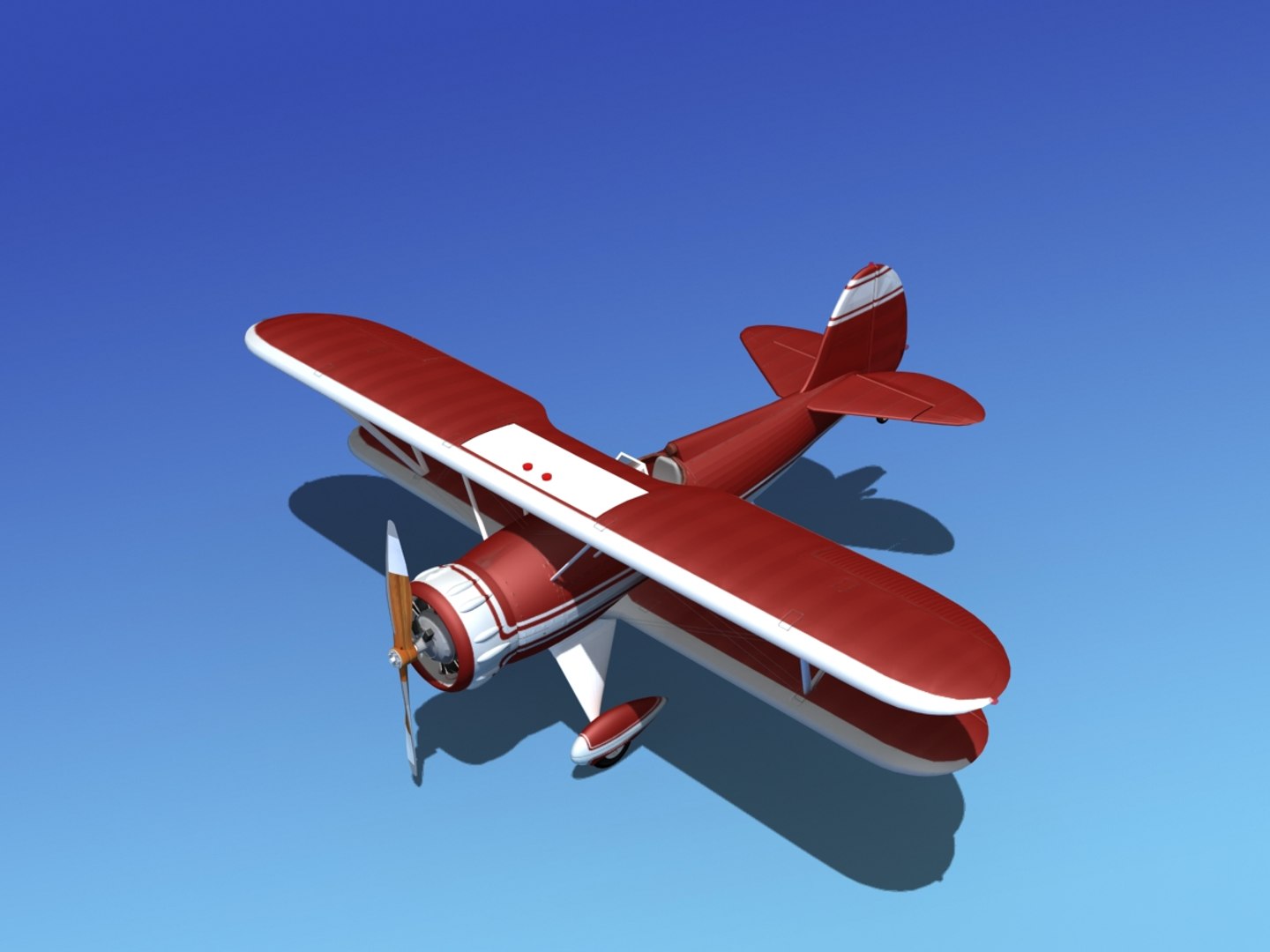 Waco Ymf-5 Ymf 3d Model
