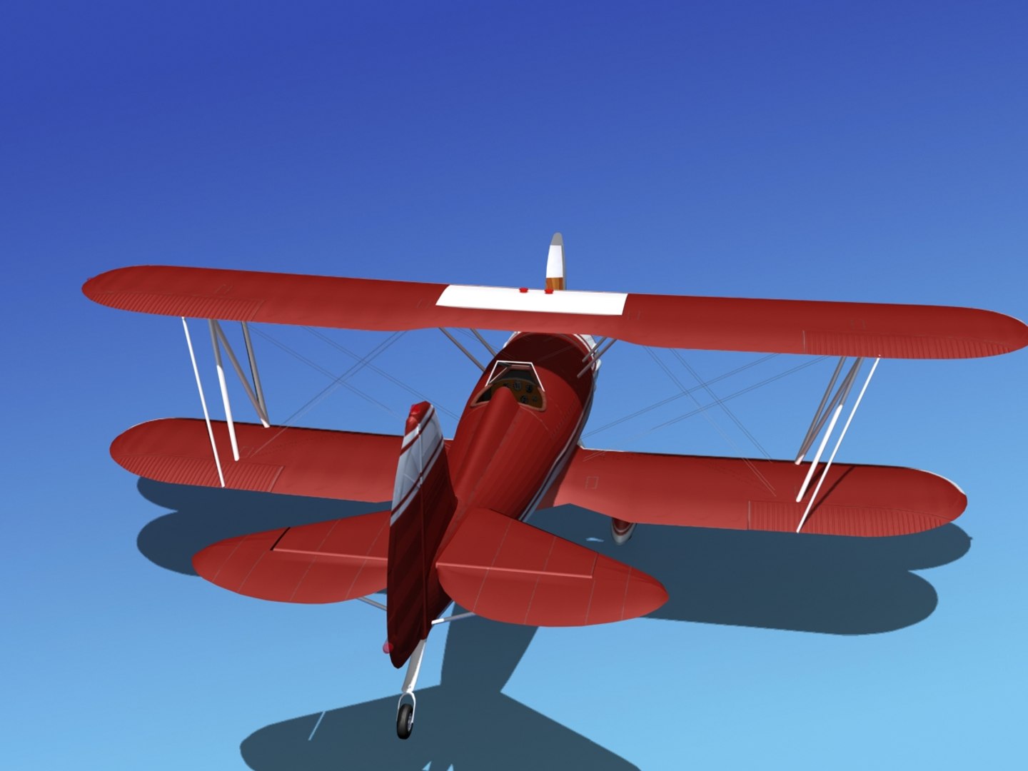 Waco Ymf-5 Ymf 3d Model
