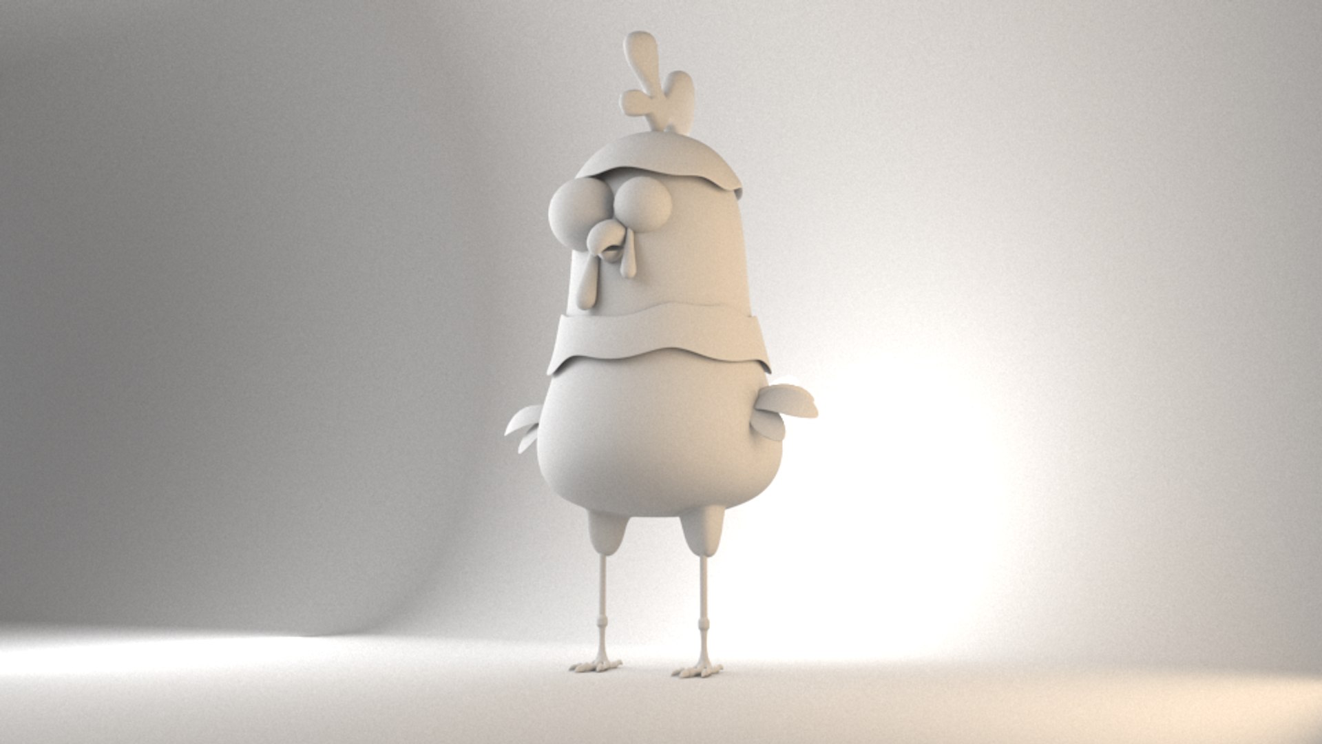 Chicken Cartoon 3D - TurboSquid 1387795
