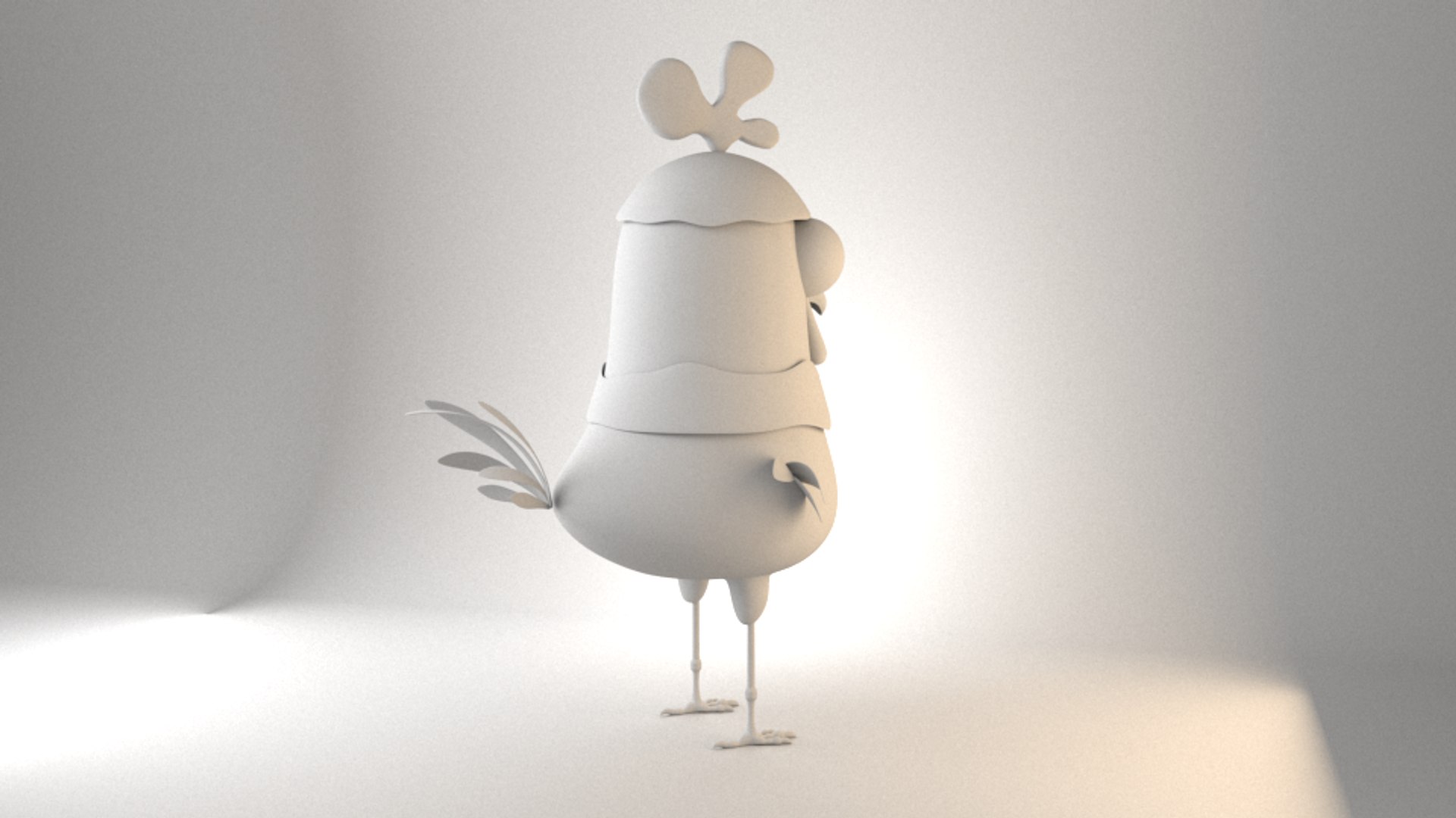 Chicken Cartoon 3D - TurboSquid 1387795