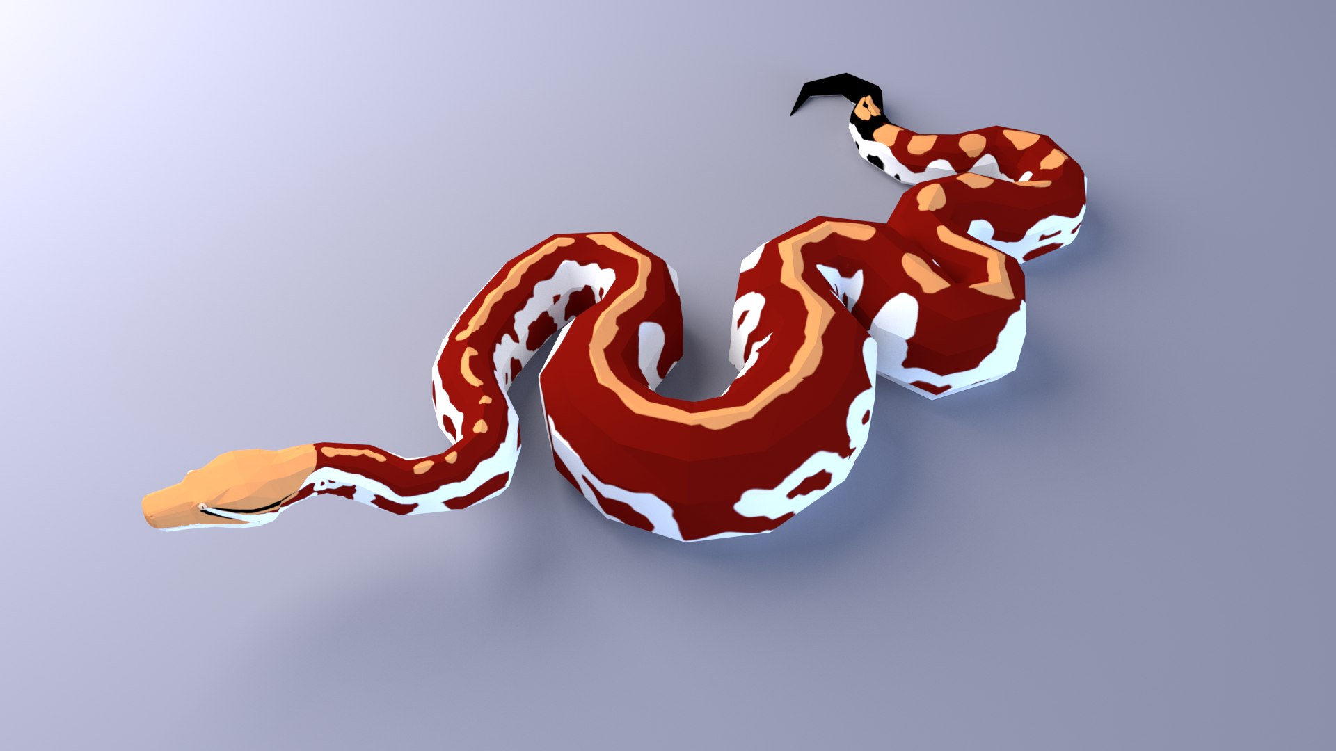 3D model blood python animation - TurboSquid 1392785