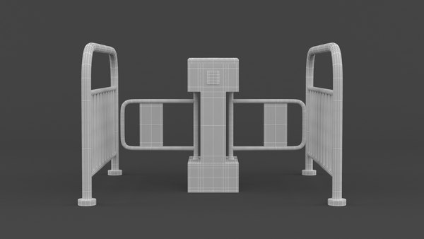 modelo 3d Puerta del torniquete - TurboSquid 2255795