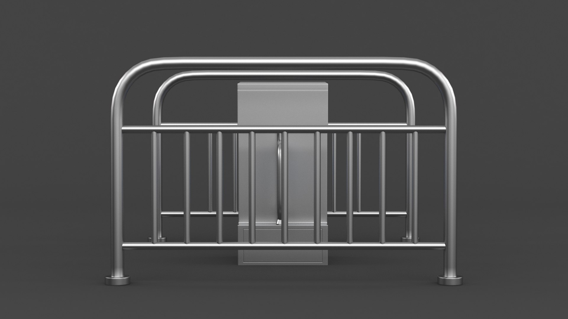 Turnstile Gate 3D Model - TurboSquid 2255795