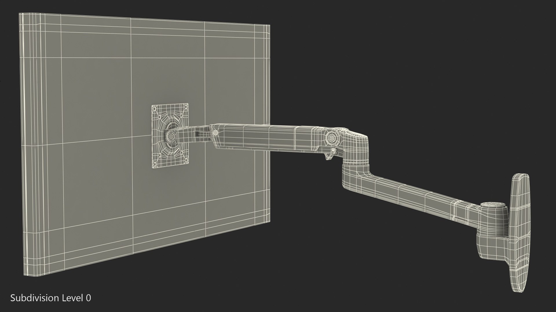 Ergotron Lx Wall Mount 3D Model - TurboSquid 1446810