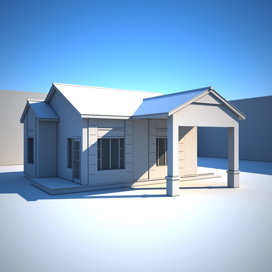 3d House Interior Model