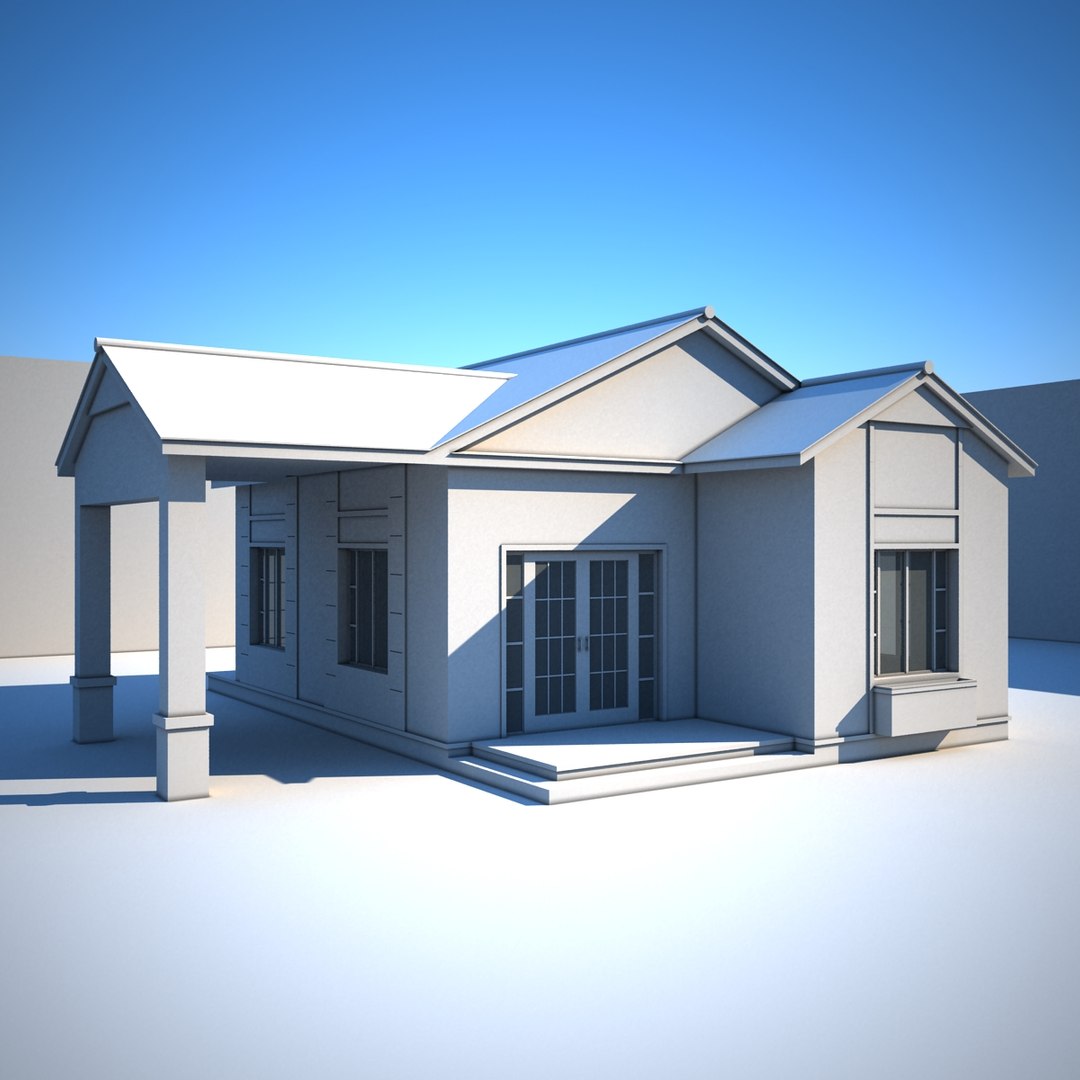 3d House Interior Model