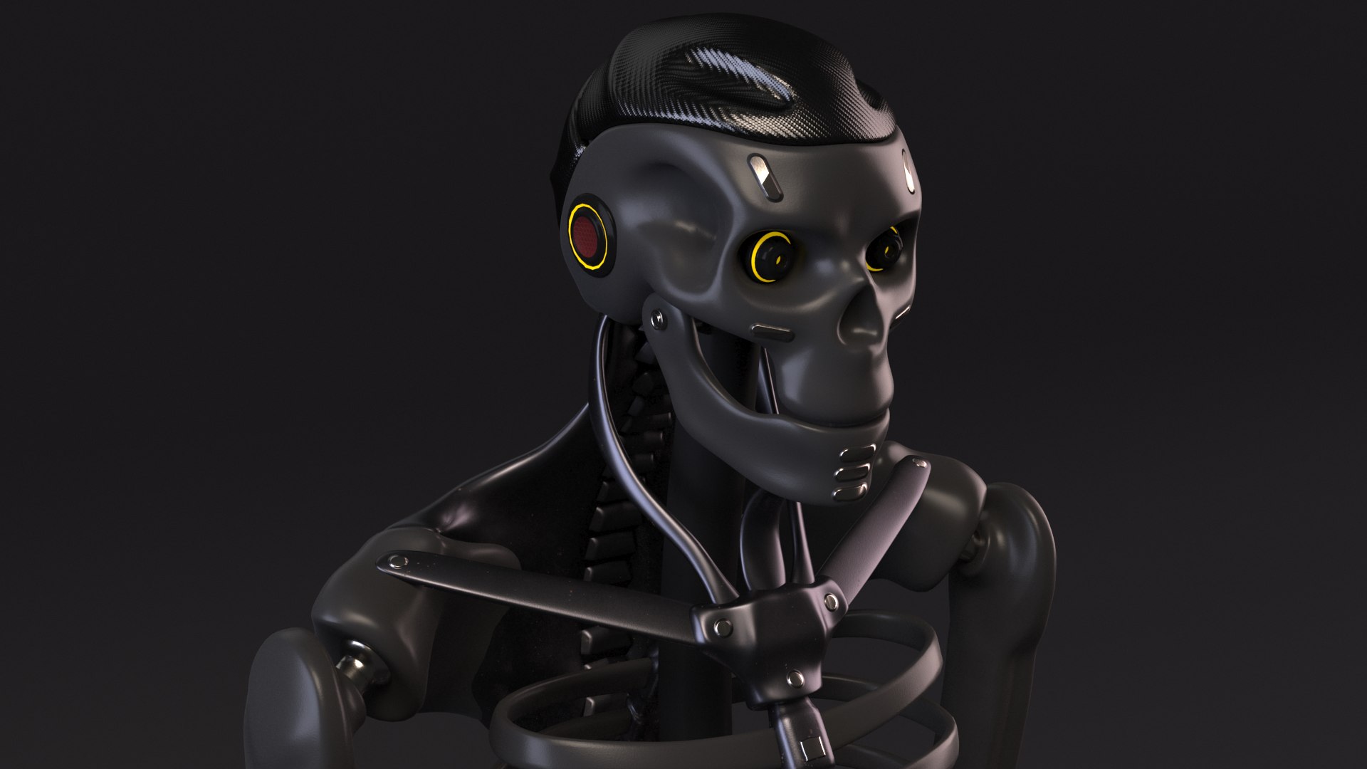 Robot Skeleton 3D - TurboSquid 1682177