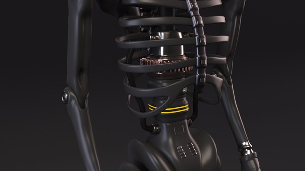 Robot skeleton 3D - TurboSquid 1682177