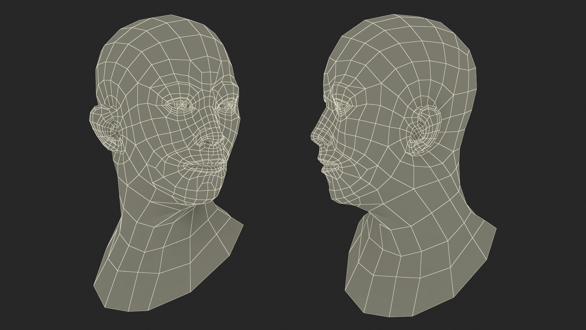 3D Asian Male Head Rigged Model - TurboSquid 2263567