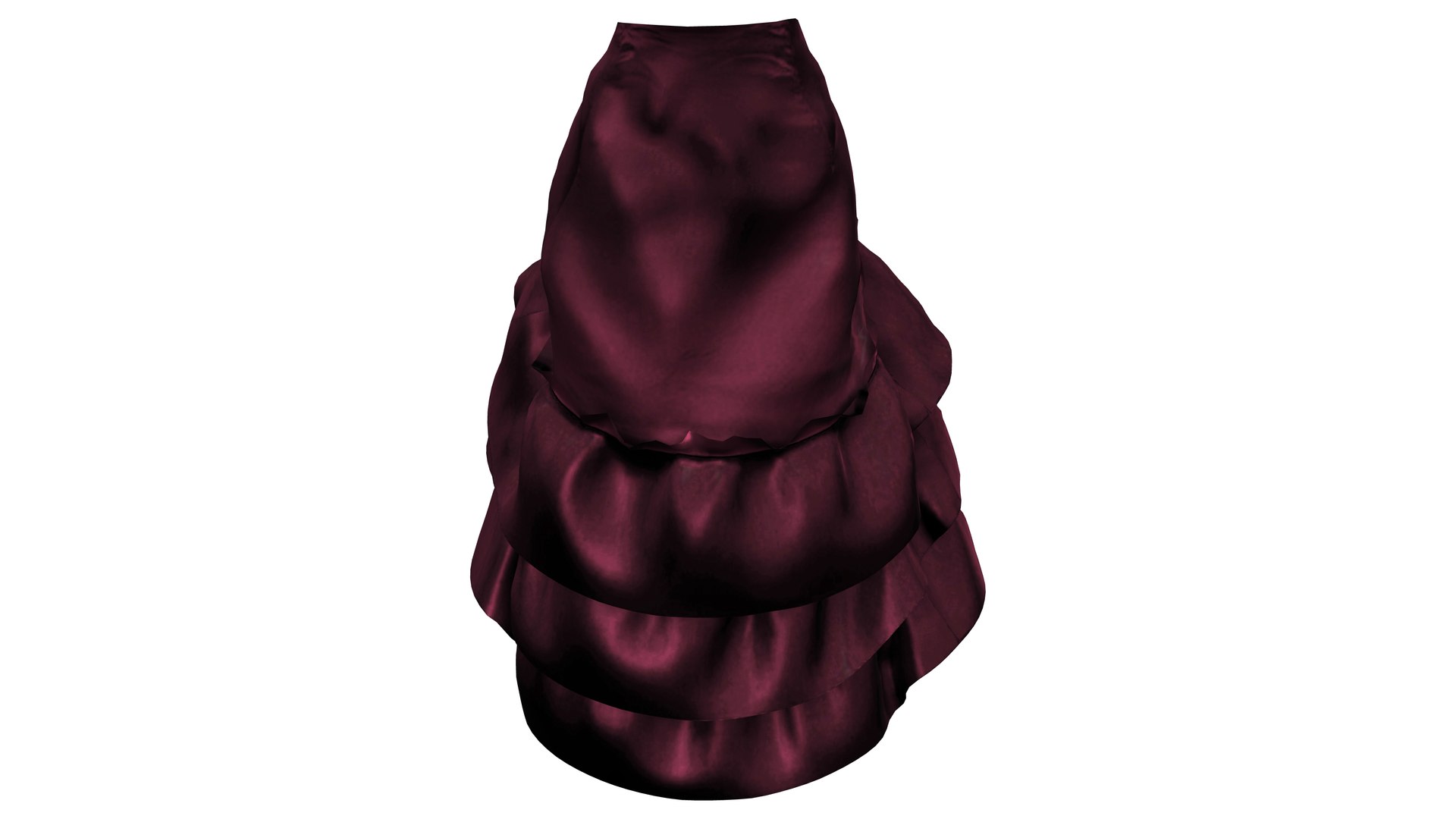 3D Bustle Skirt model - TurboSquid 2075414