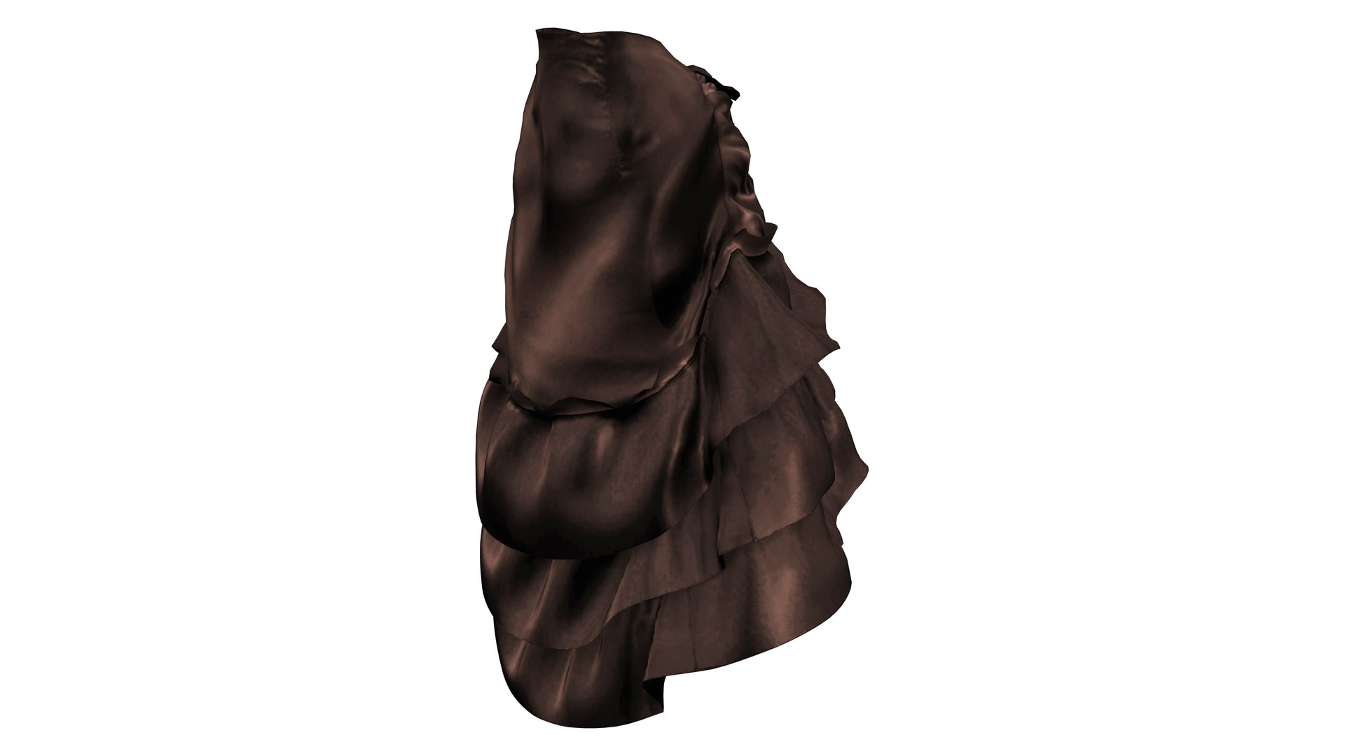 3D Bustle Skirt Model - TurboSquid 2075414