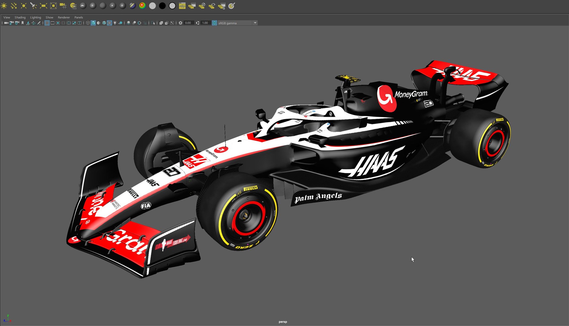 F1 Haas VF23 season 2023 3D model - TurboSquid 2048313