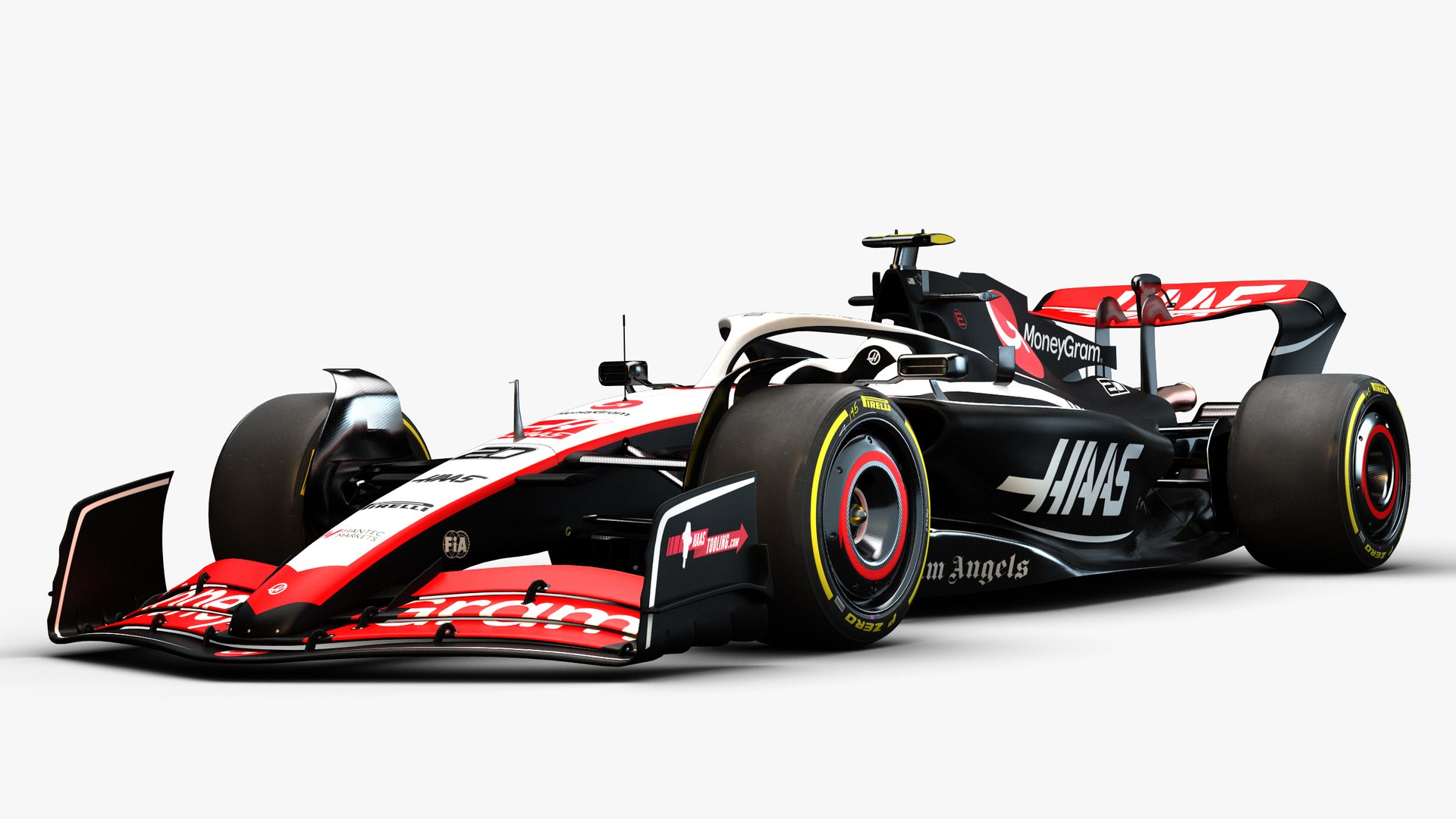 F1 Haas VF23 season 2023 3D model - TurboSquid 2048313