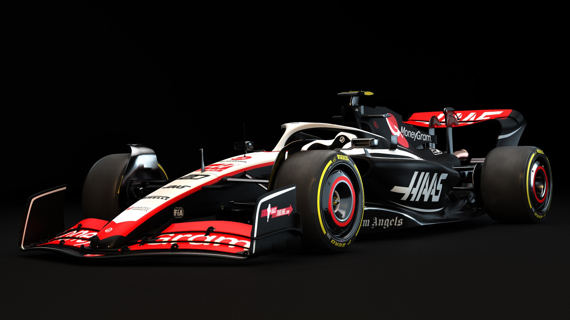 F1 Haas VF23 Season 2023 3D Model - TurboSquid 2048313