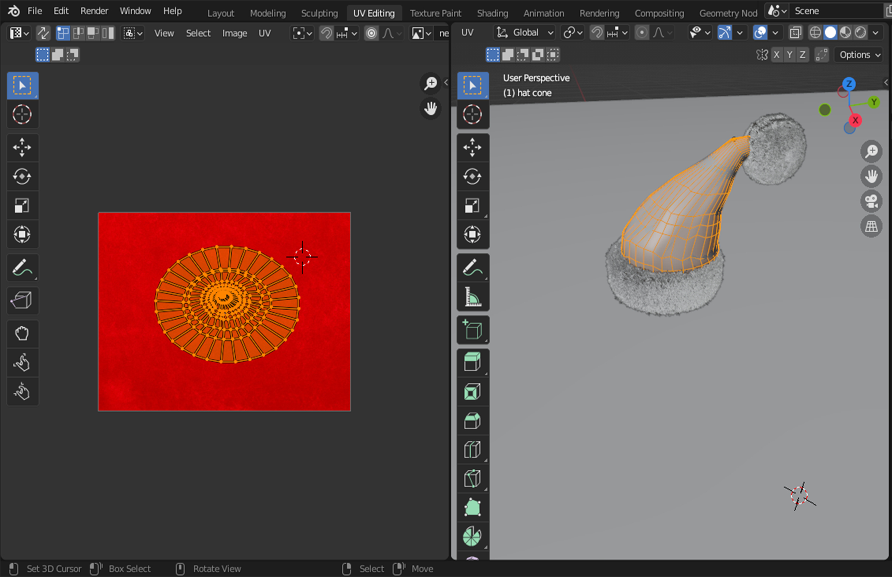 Modello 3D Cappello da Babbo Natale - TurboSquid 1998427